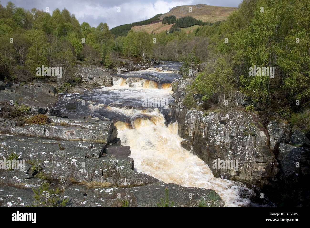 Blackwater Falls at Blackwater River near Garve Ross and Cromarty ...