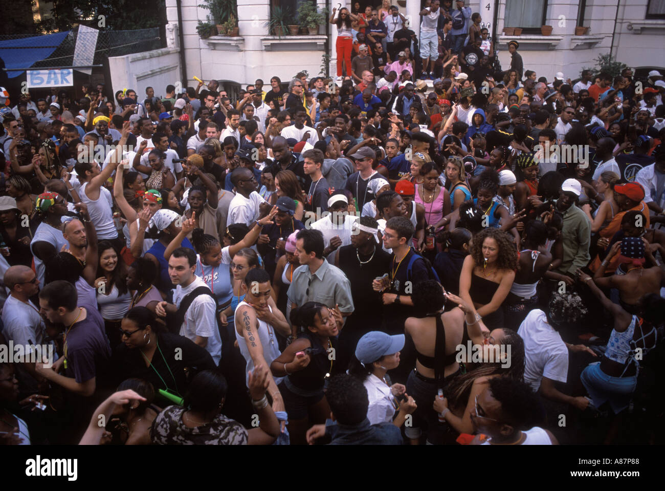 Notting Hill Carnival Street Scene High Resolution Stock Photography ...