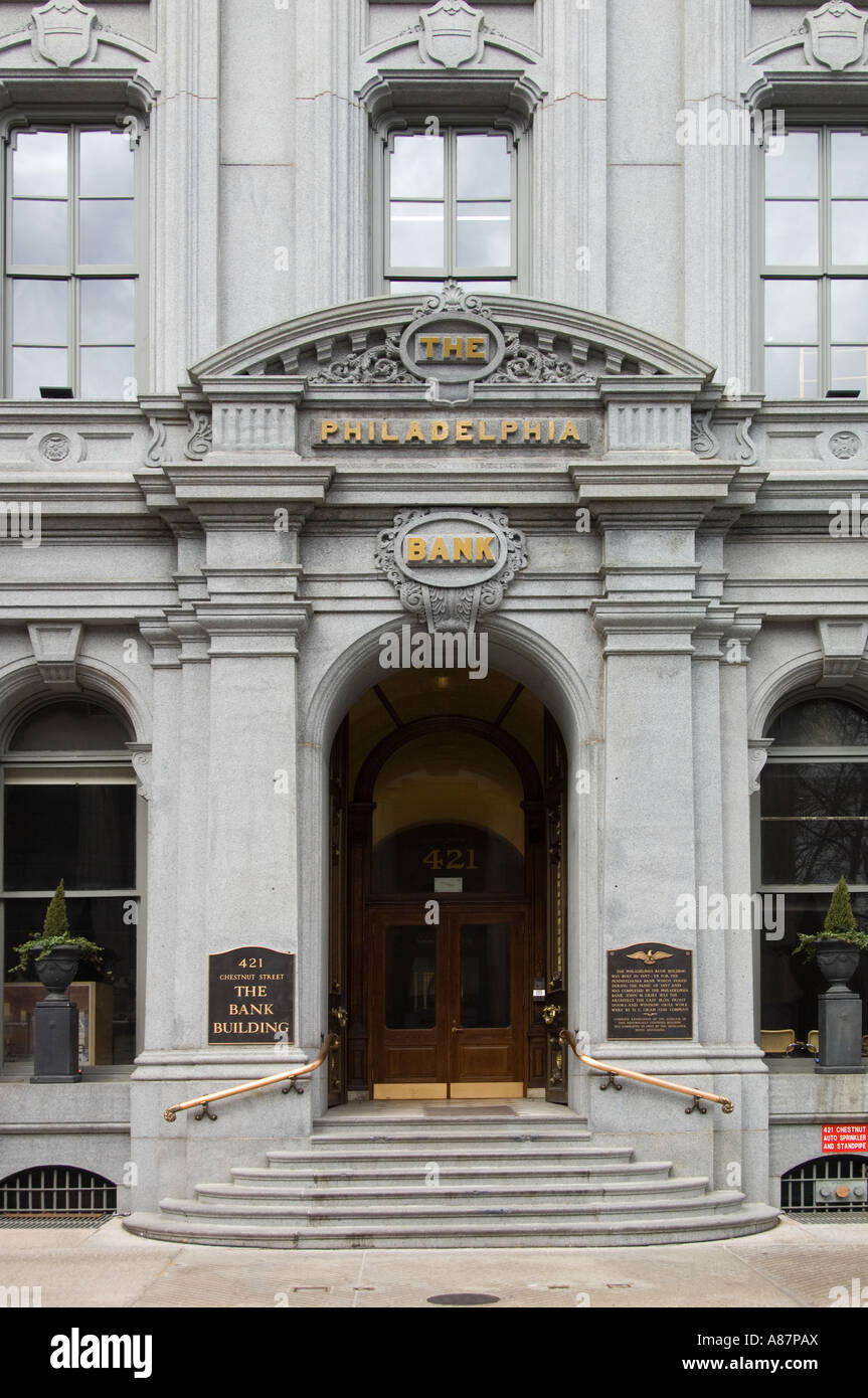 The Philadelphia Bank Pennsylvania USA Stock Photo - Alamy