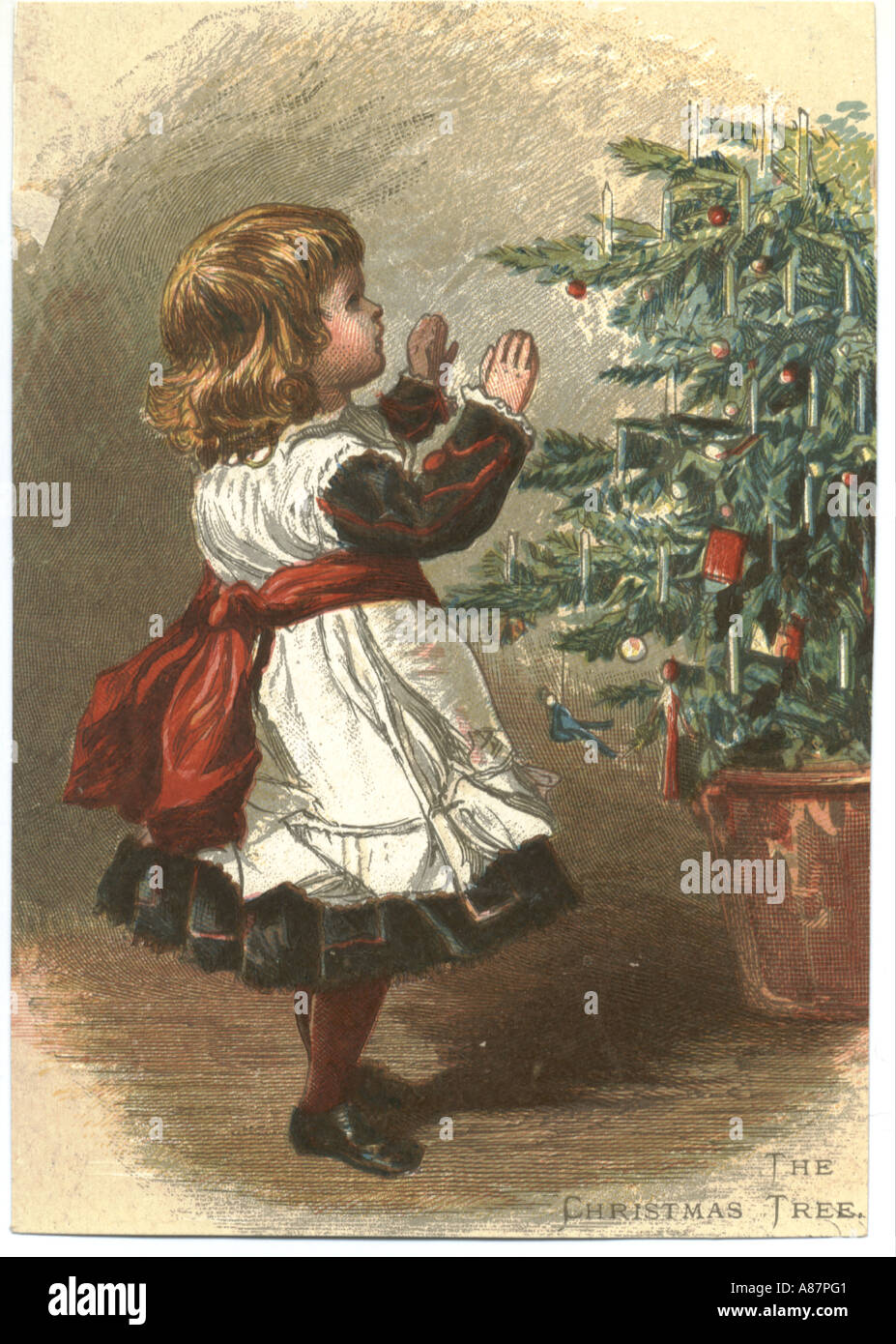 Victorian christmas tree 19th century hi-res stock photography and ...