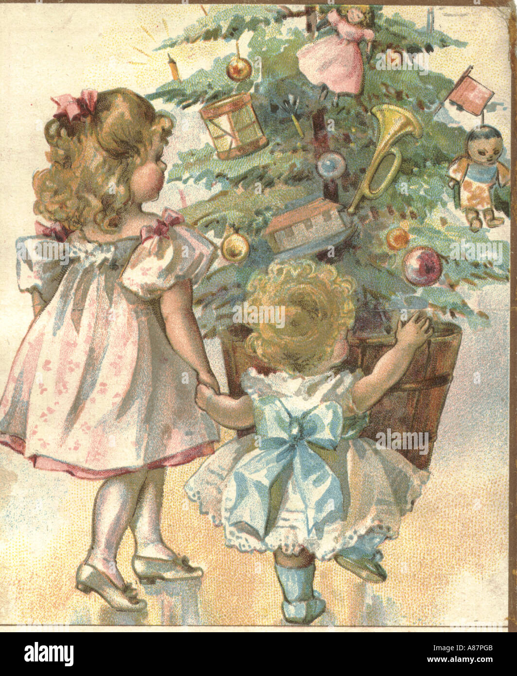 Victorian christmas tree hi-res stock photography and images - Alamy