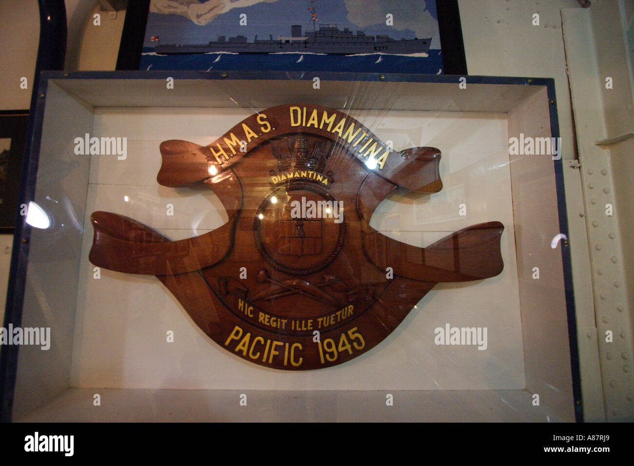 HMAS DIAMANTINA RIVER CLASS FRIGATE DOCKED AT QUEENSLAND MARITIME ...