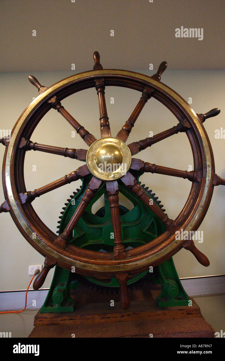 SHIPS WHEEL BAPDB6683 HORIZONTAL Stock Photo - Alamy