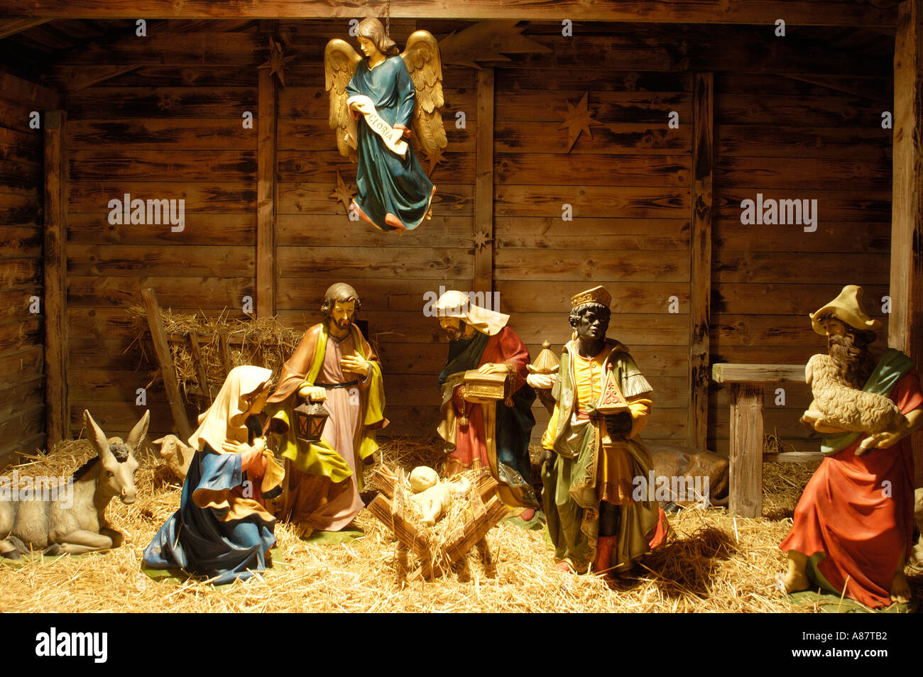 Christmas crib hi-res stock photography and images - Alamy