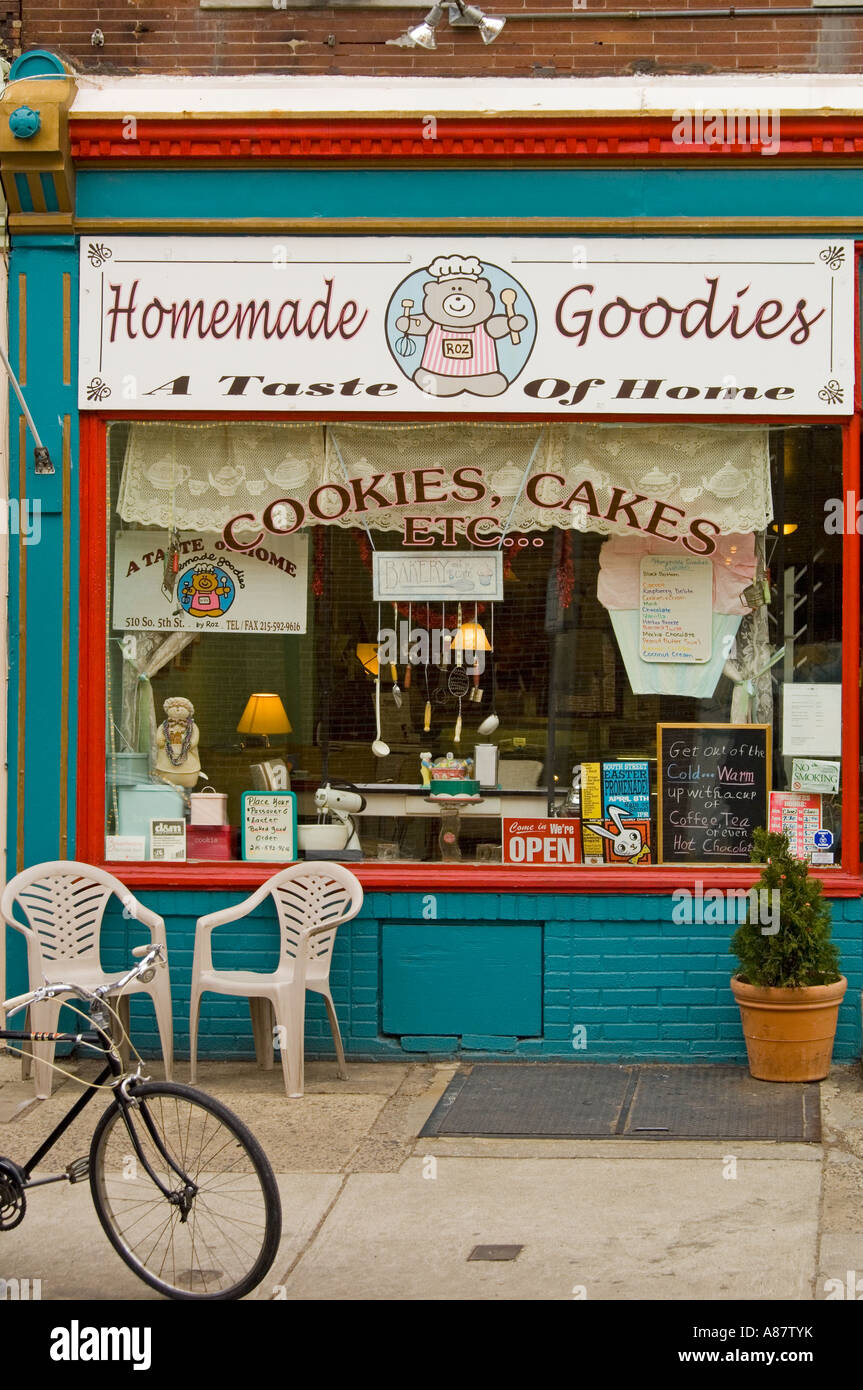 South Street homemade cookie shop Philadelphia Pennsylvania USA Stock ...