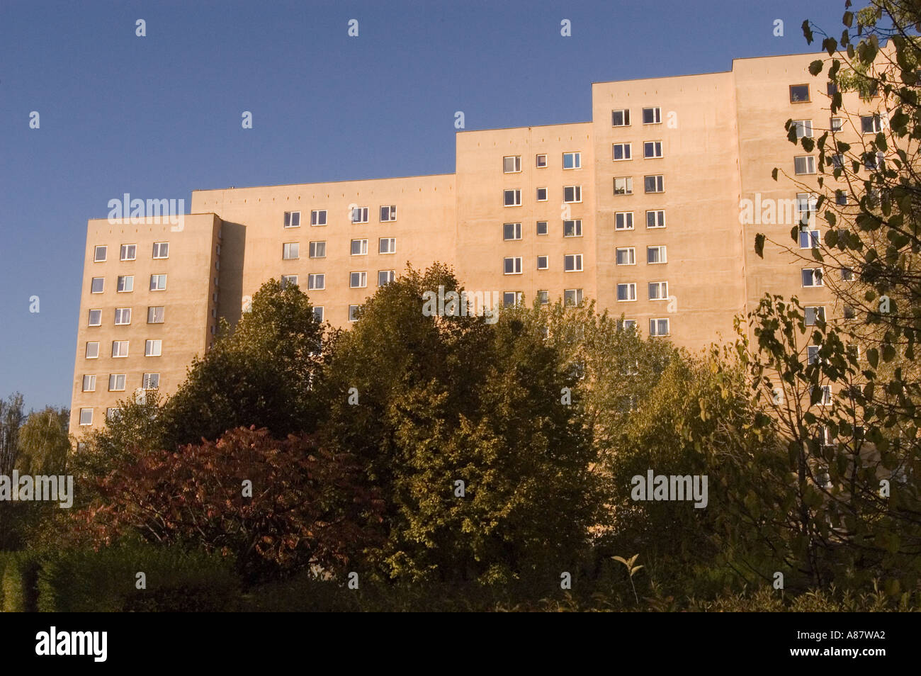 Communist era apartment blocks in hi-res stock photography and images ...