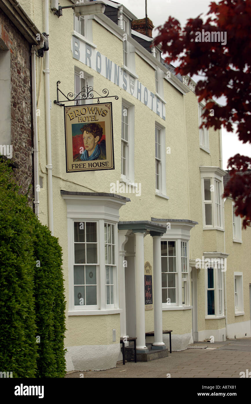 Brown s Hotel in Laugharne Dylan Thomas favourite drinking venue Stock ...