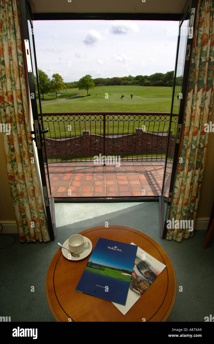 View from a room overlooking the golf course at Nigel Mansell s ...