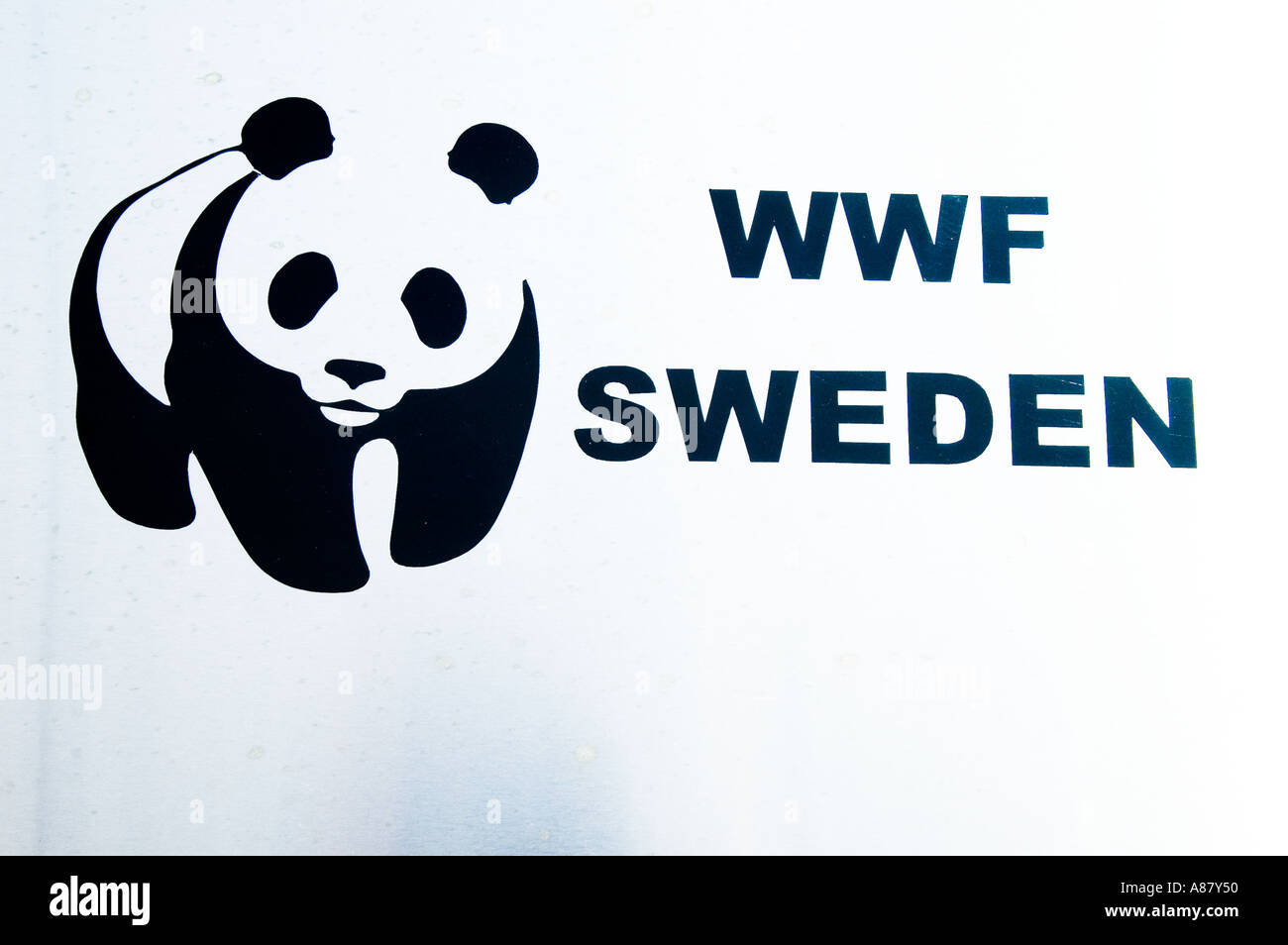 WWF Sweden sign Stock Photo - Alamy
