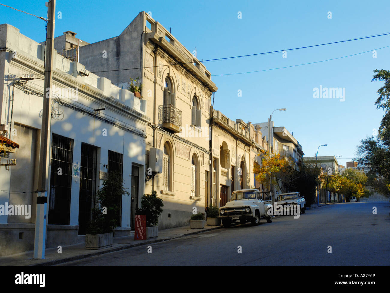 Street in Ciudad Vieja(Old City), Montevideo, Uruguay Stock Photo - Alamy