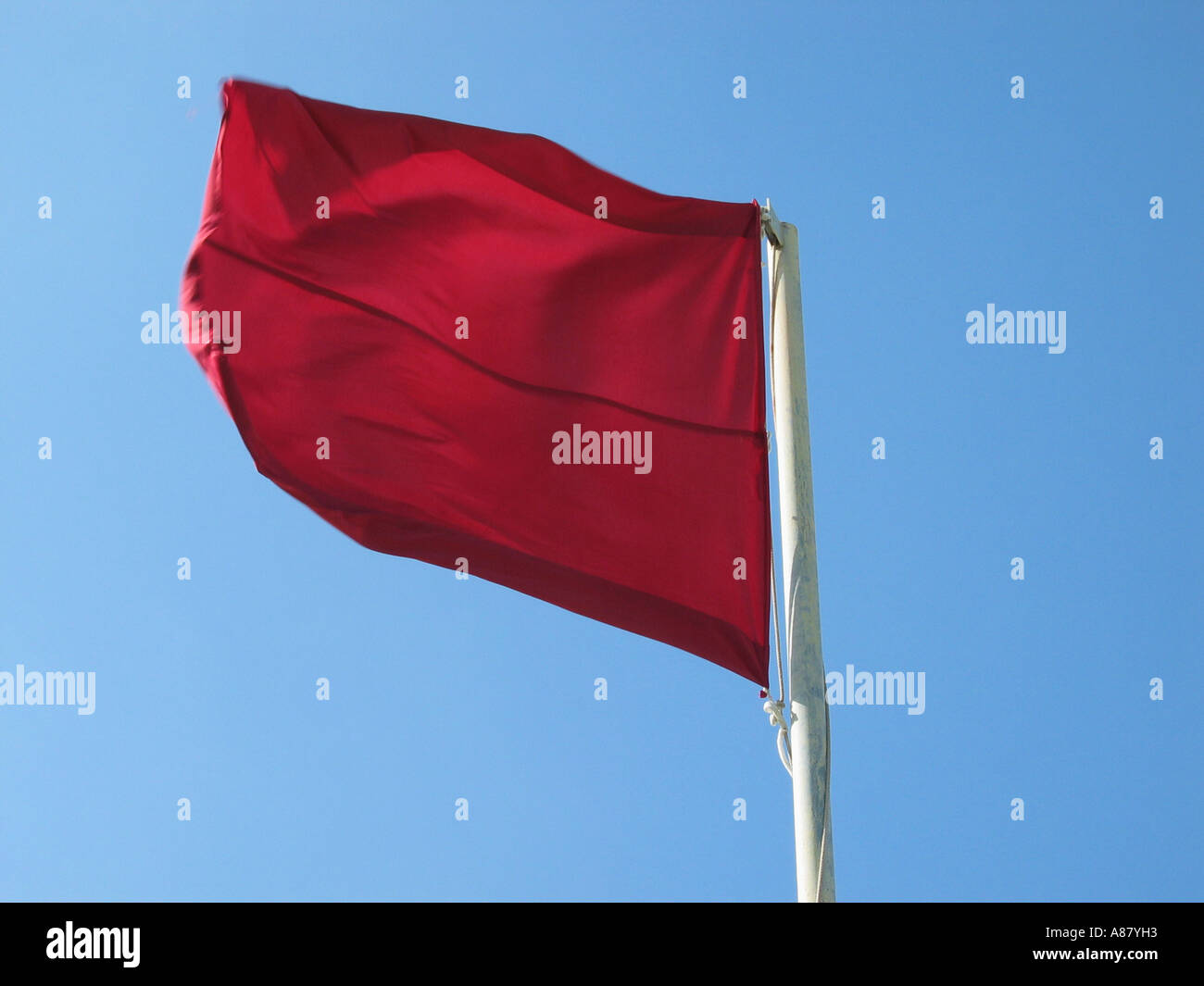 Shark warning flag hi-res stock photography and images - Alamy