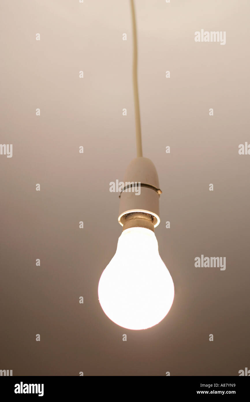 Hanging light bulb hi-res stock photography and images - Alamy
