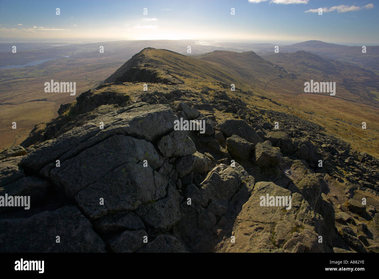 Buck Pike and Brown Pike Coniston Old Man Cumbria Lake District ...