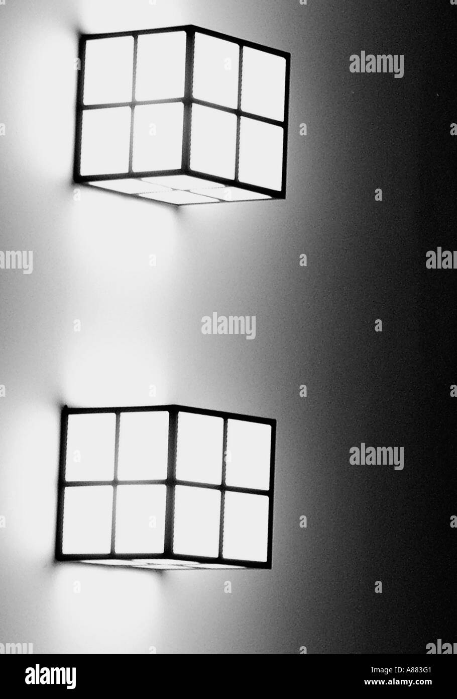 Lights windows Black and White Stock Photos & Images - Alamy