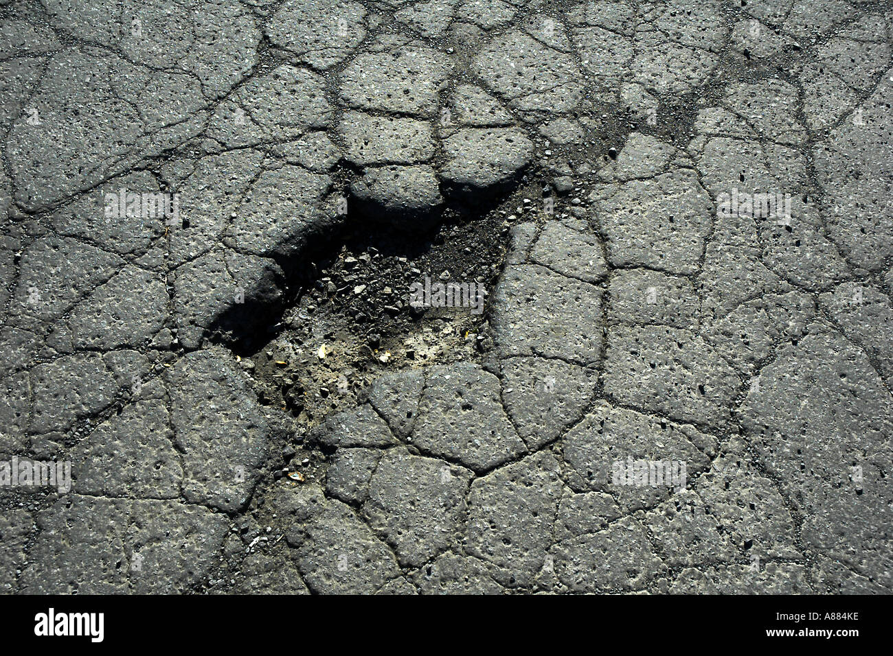 cracking in road Stock Photo - Alamy