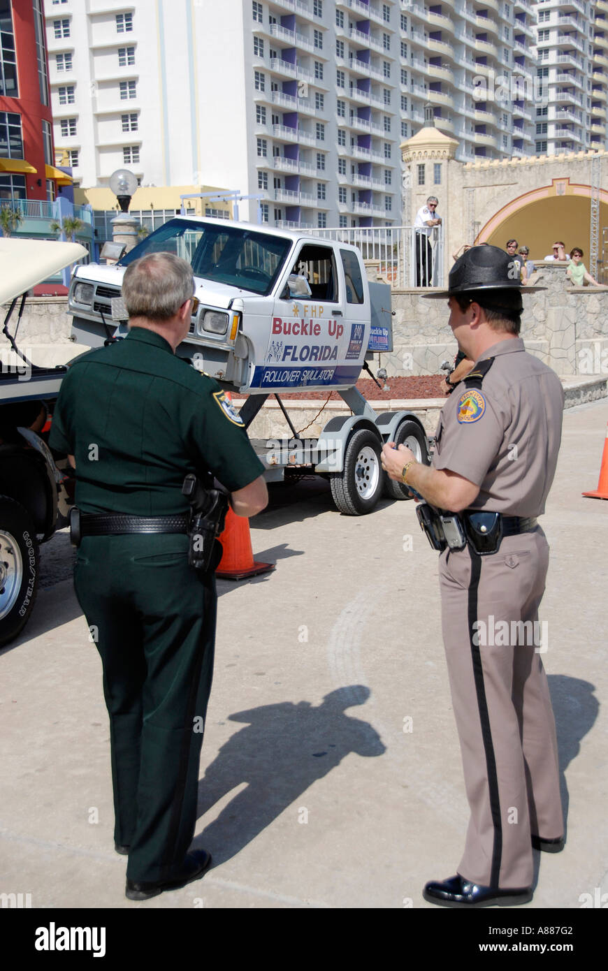 Safety belt demonstration car hi-res stock photography and images - Alamy