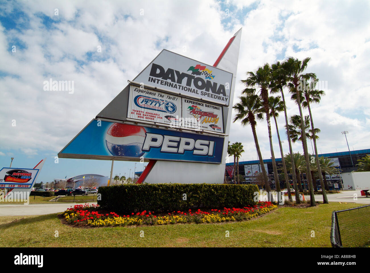 Daytona International Speedway and home of the Daytona 500 NASCAR ...