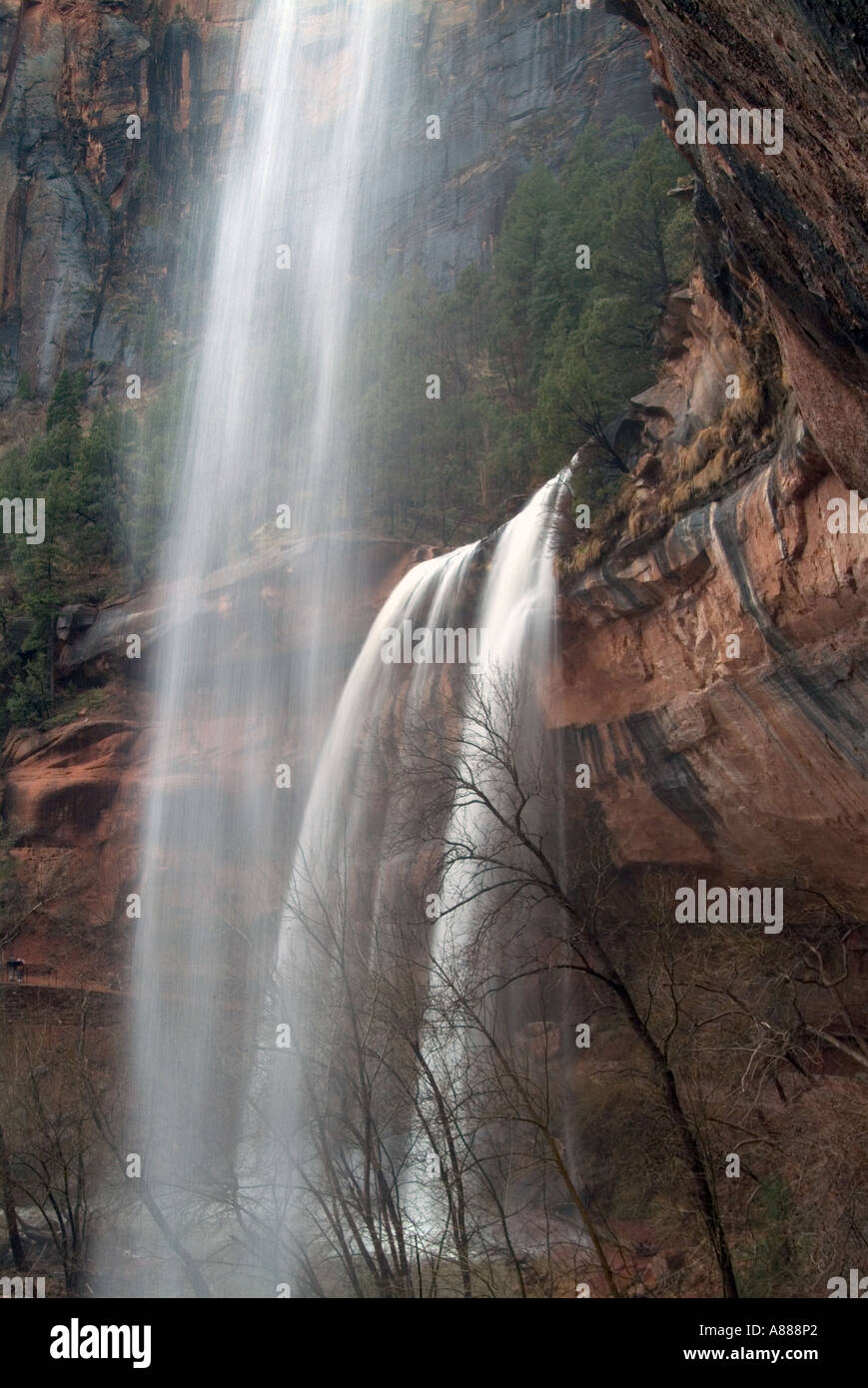 Emerald pool falls in zion hi-res stock photography and images - Alamy