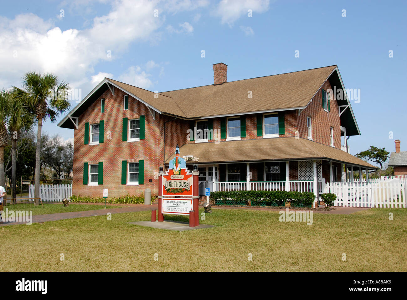 Ponce Inlet Lighthouse Museum Stock Photo - Alamy