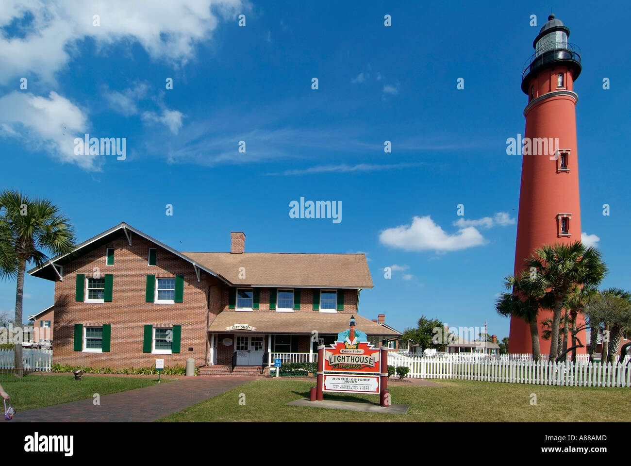 Ponce Inlet Lighthouse Museum Stock Photo - Alamy