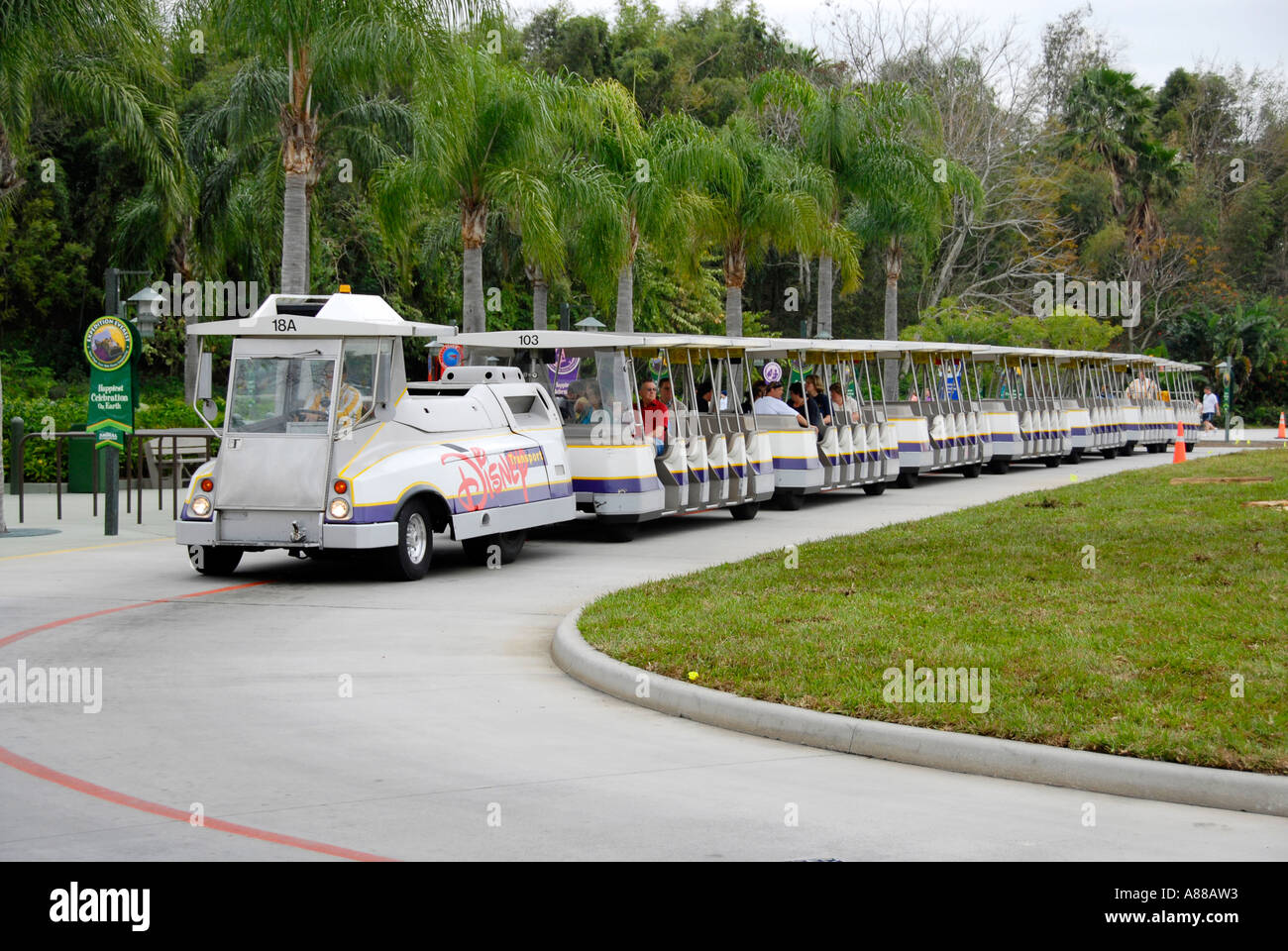 Disney tram transportation transport hi-res stock photography and ...