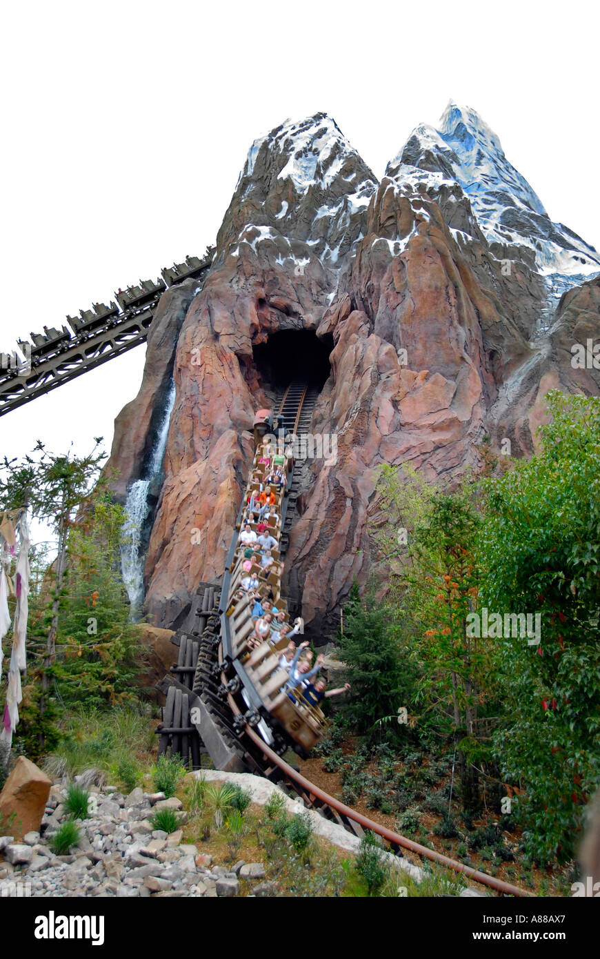 Expedition Everest Roller Coaster at The Animal Kingdom Park at Disney ...