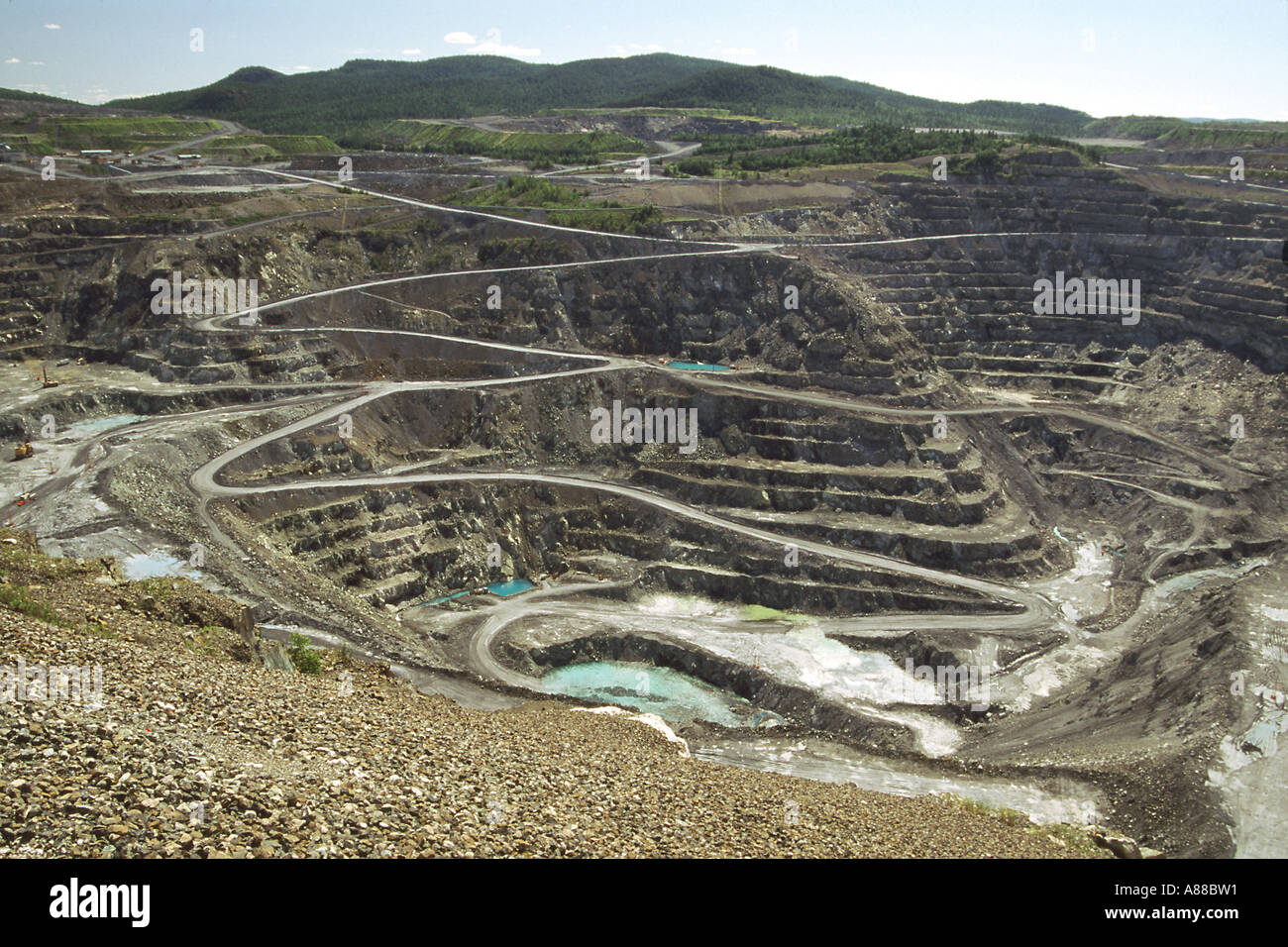 Open pit mine hi-res stock photography and images - Alamy