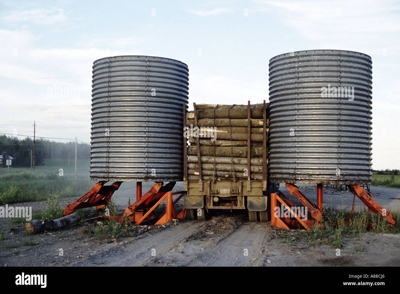 Log roller hi-res stock photography and images - Alamy