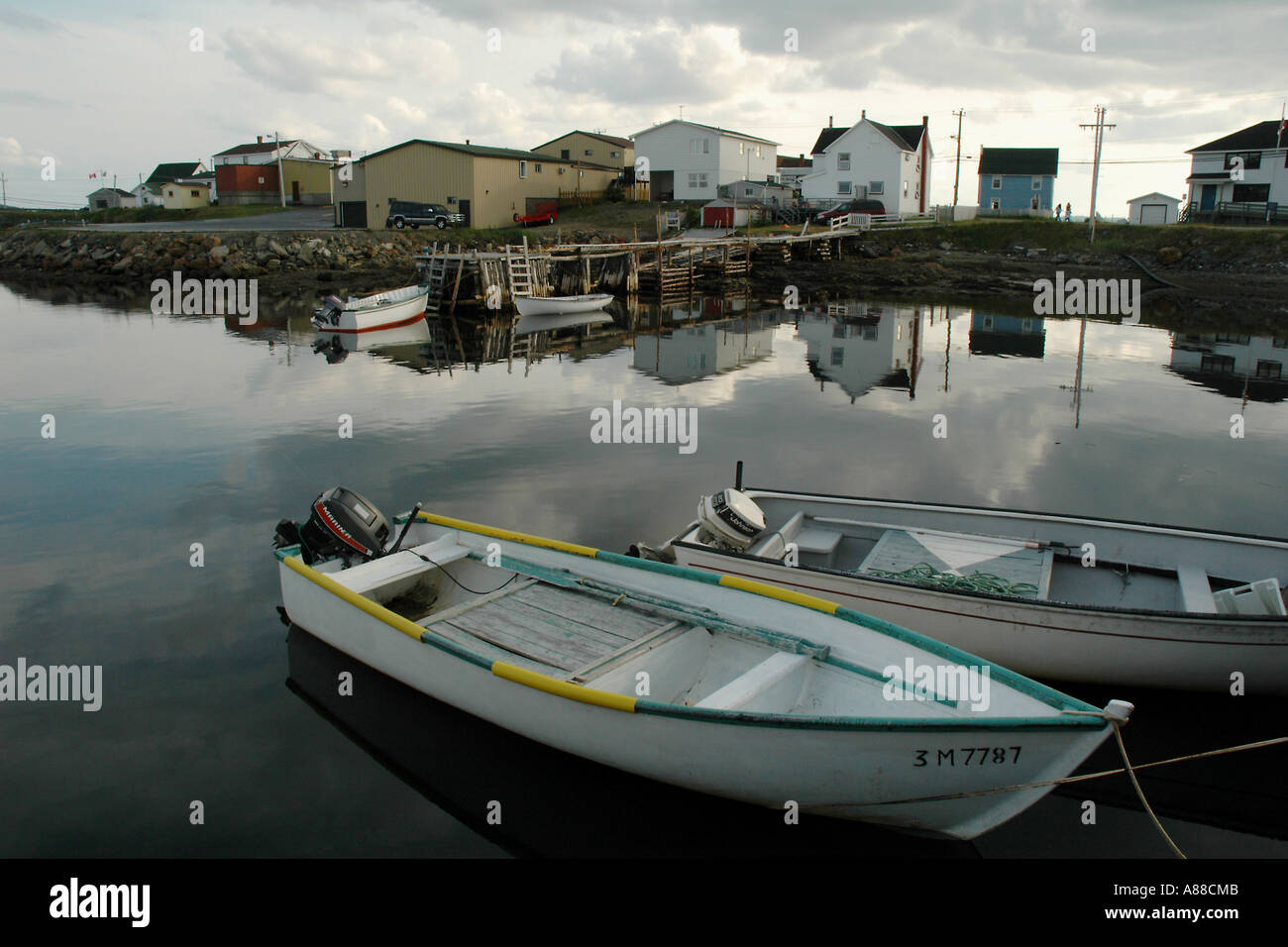 fishing village homes houses Stock Photo - Alamy