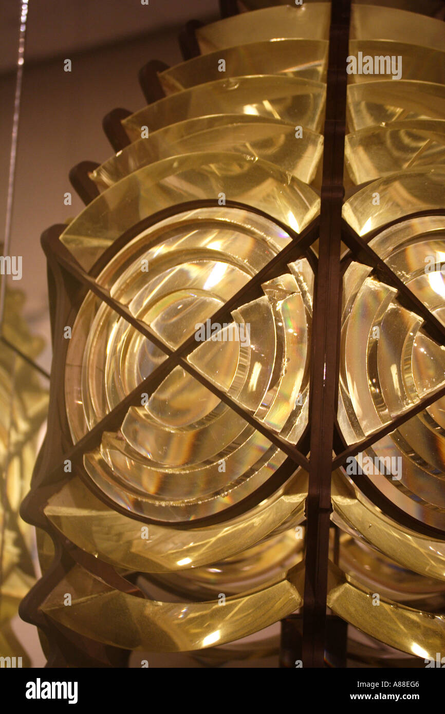 SCALED DOWN MODEL OF LAMP USED IN LIGHTHOUSE BAPDA6494 Stock Photo - Alamy