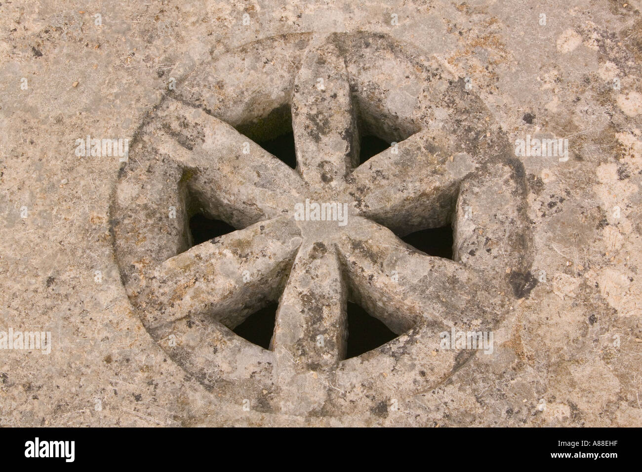 a Roman drain, part of the well preserved Roman remains at Conimbriga ...