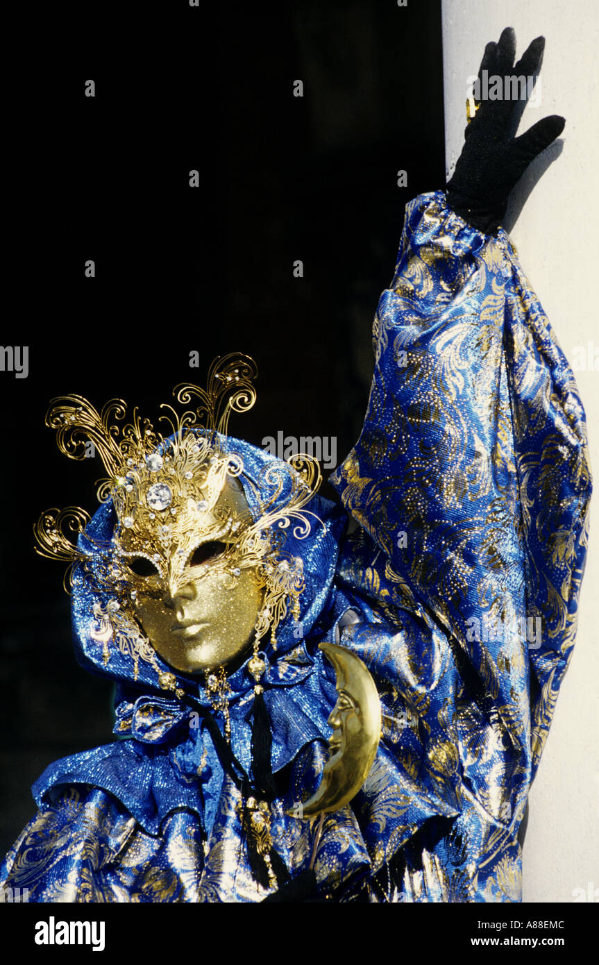 Masquerade character at Venice Carnival in Venice, Italy - character in ...