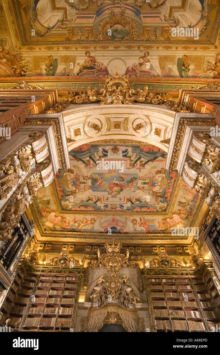 16th century Coimbra university library, one of the best Baroque ...