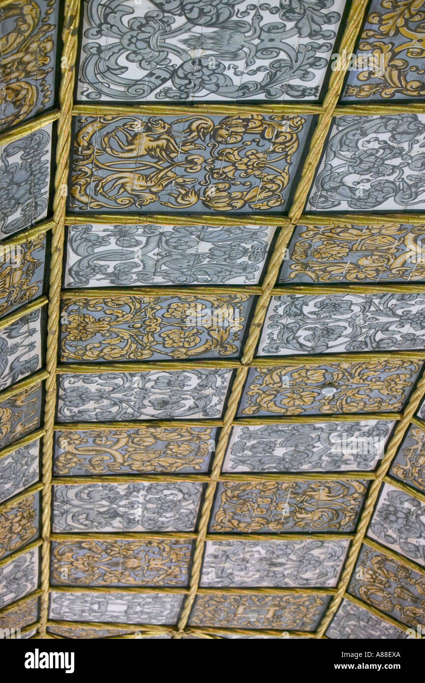 The ceiling of the 16th century graduation hall of coimbra university ...