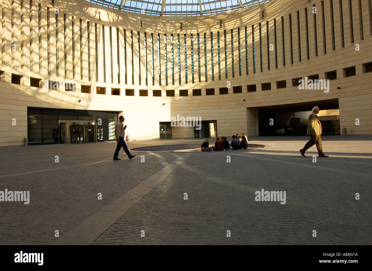 Rovereto Italy Museum of Modern Art Mart Mario Botta architect Stock ...