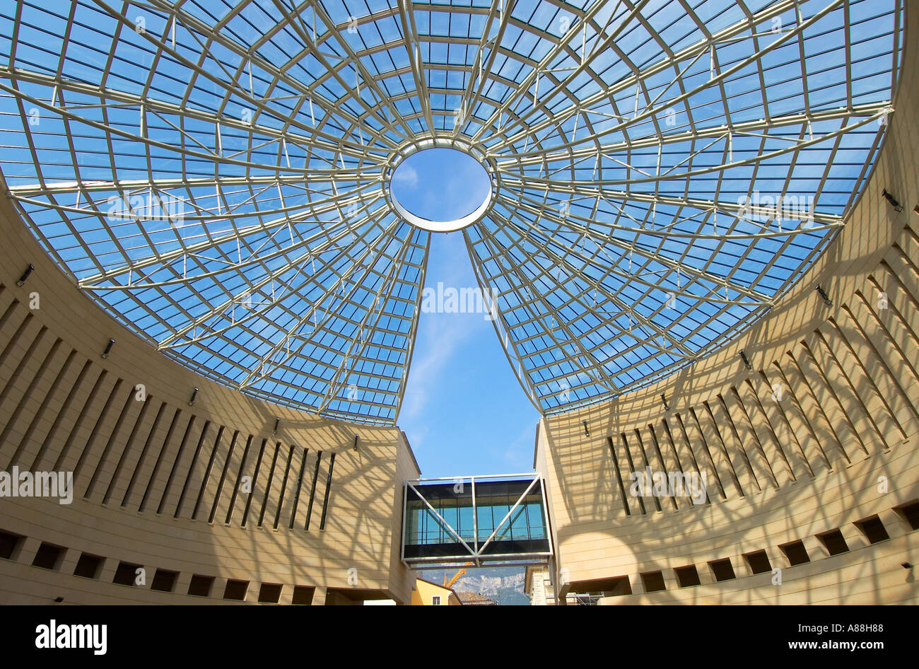 Rovereto Italy Museum of Modern Art Mart Mario Botta architect Stock ...
