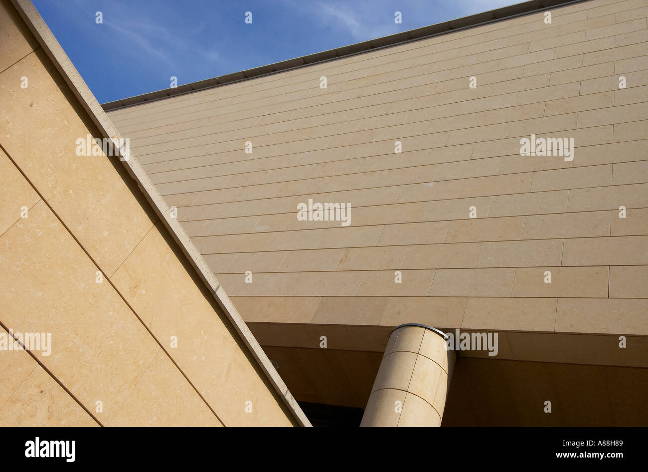 Rovereto Italy Museum of Modern Art Mart Mario Botta architect Stock ...