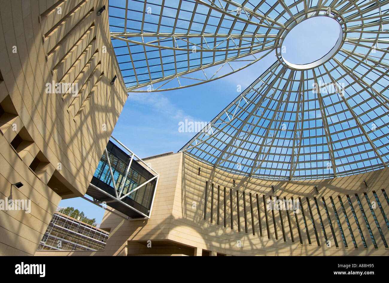 Rovereto Italy Museum of Modern Art Mart Mario Botta architect Stock ...