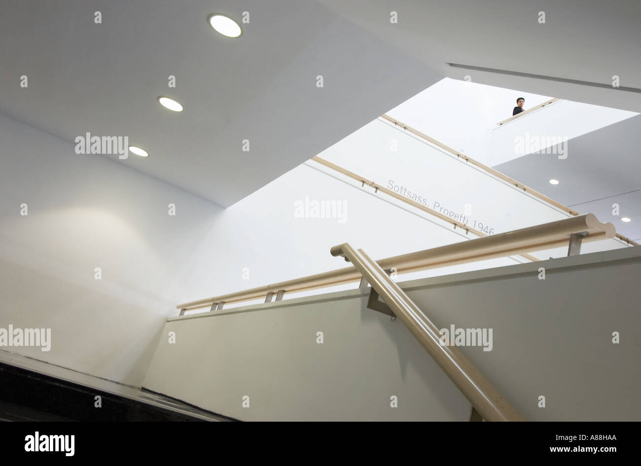 Rovereto Italy Museum of Modern Art Mart Mario Botta architect Stock ...