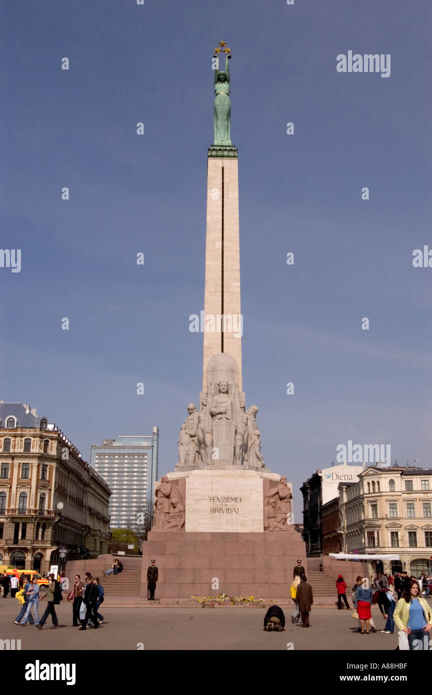 Statue of Liberty Riga Latvia Stock Photo - Alamy