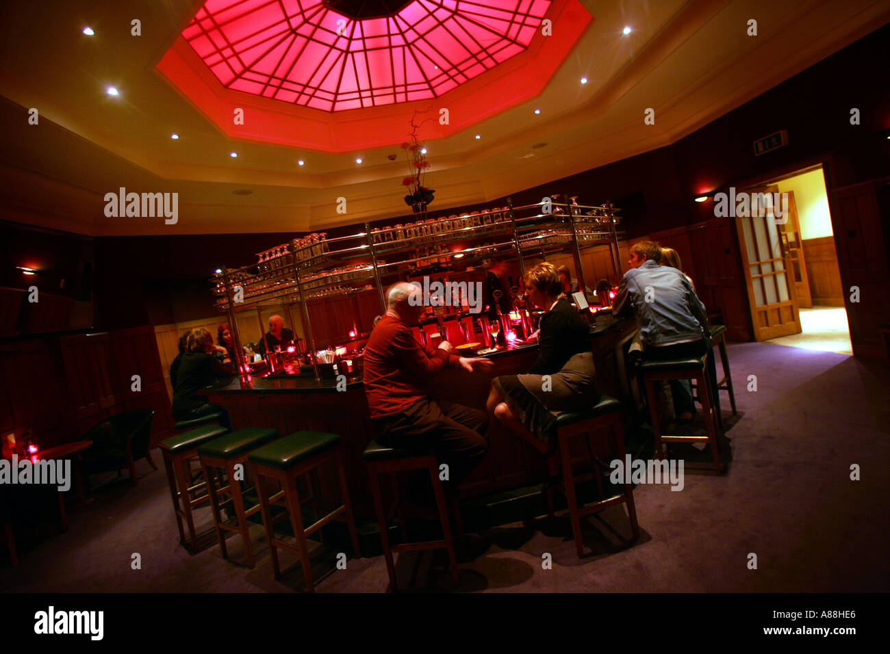 The Octagon Bar in the Clarence Hotel in Dublin owned by U2 band ...