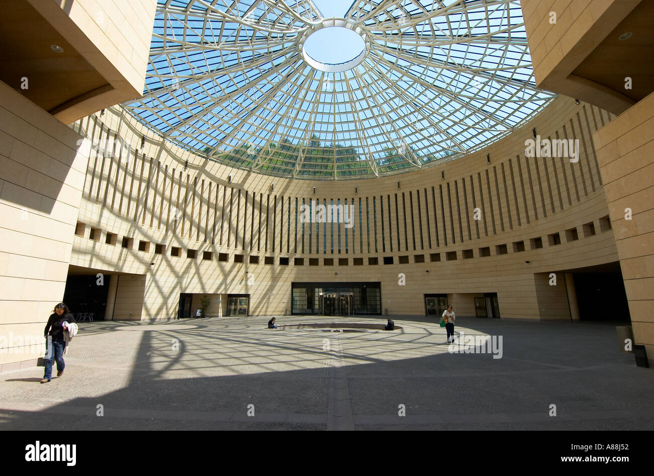 Rovereto Italy Museum of Modern Art Mart Mario Botta architect Stock ...