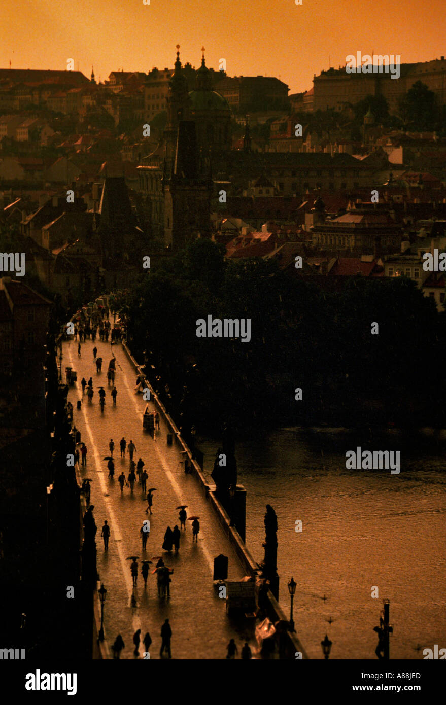 Prague bridge carl hi-res stock photography and images - Alamy