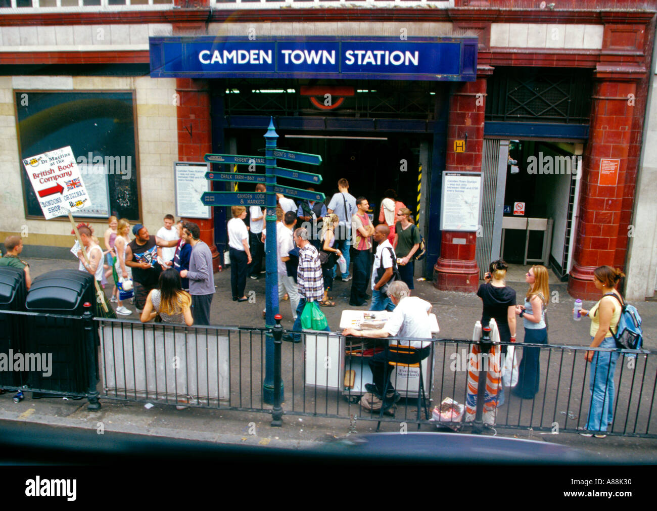 London camden market aerial hi-res stock photography and images - Alamy