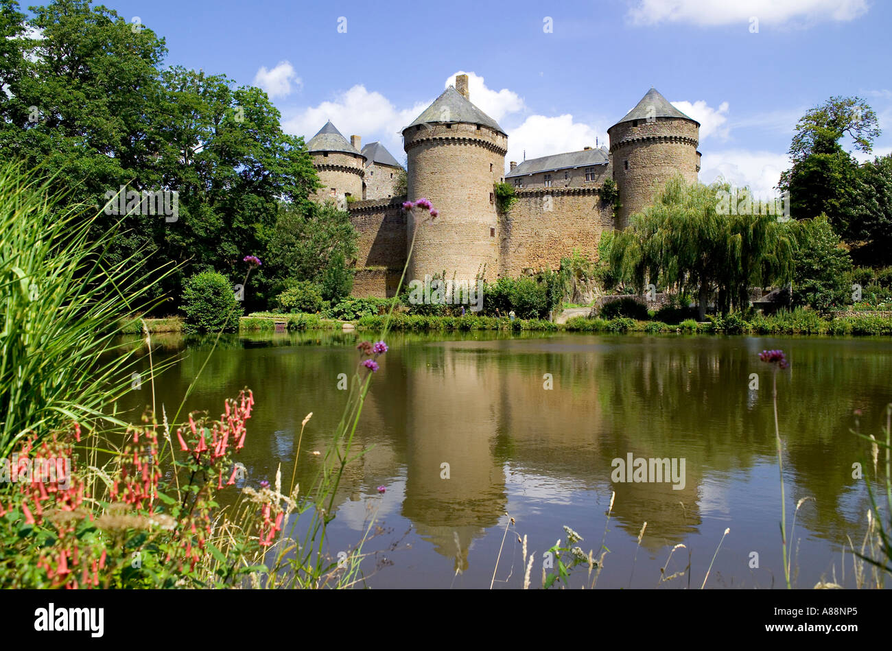 Lassay Les Chateaux Normandy France Stock Photo - Alamy