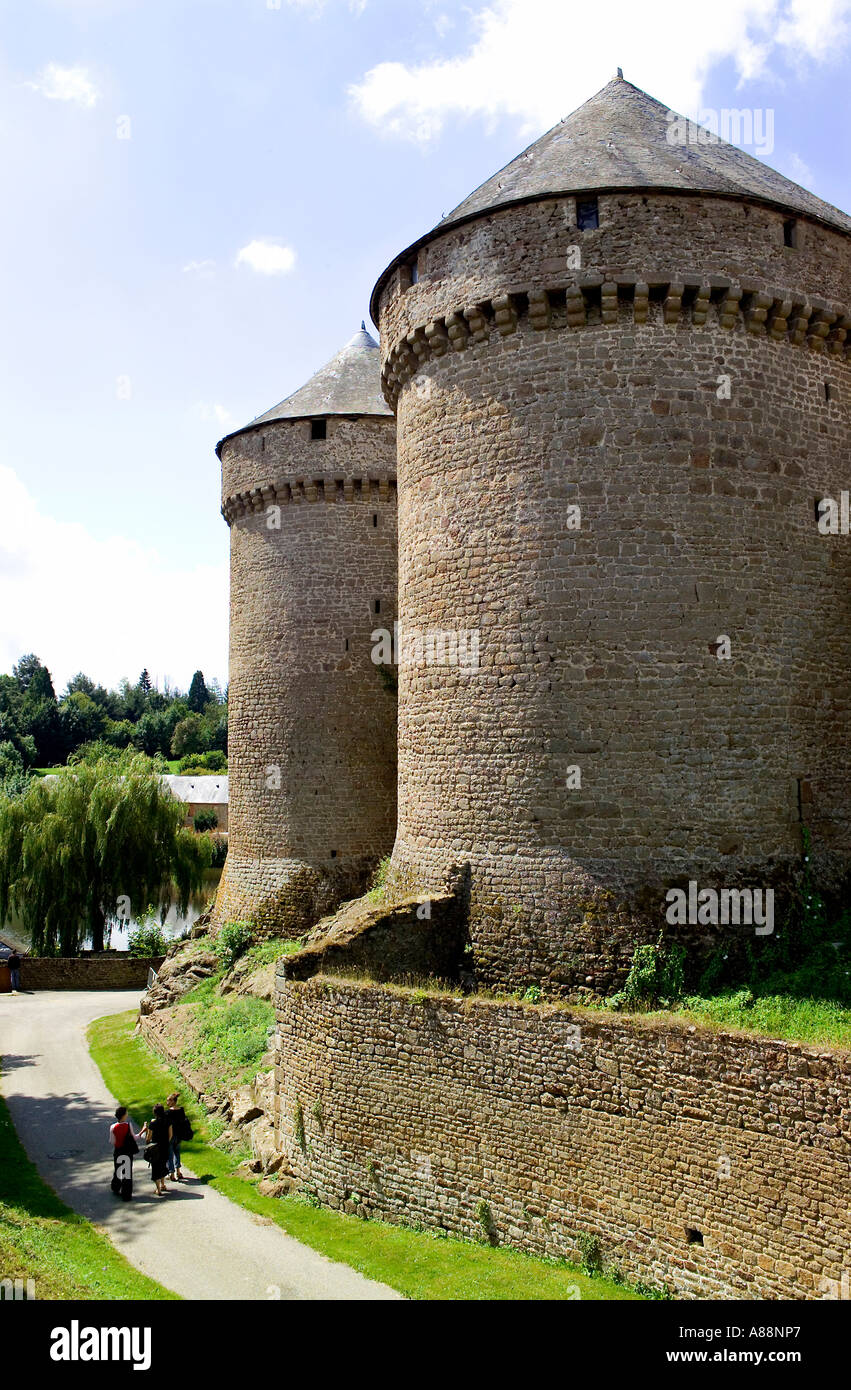 Lassay Les Chateaux Normandy France Stock Photo - Alamy