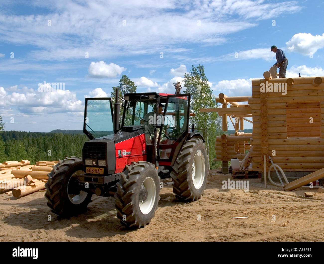 Valmet tractor hi-res stock photography and images - Alamy