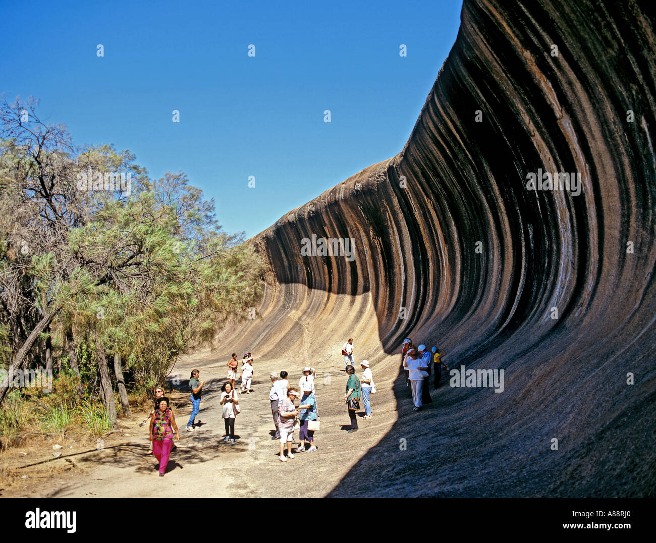 Wave Rock Western Australia Australia Stock Photo - Alamy
