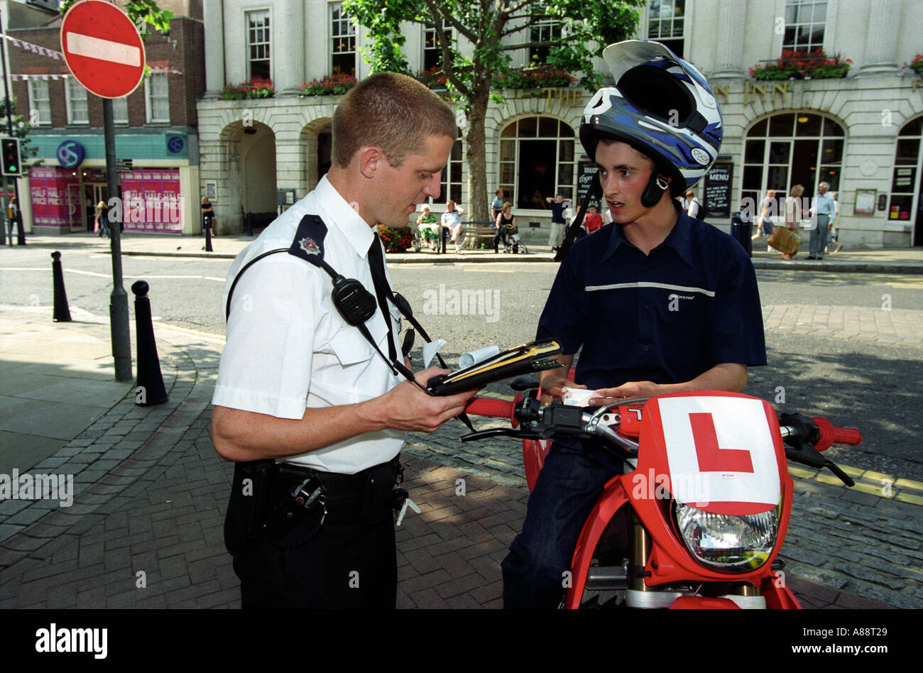 Police Officer Thinking