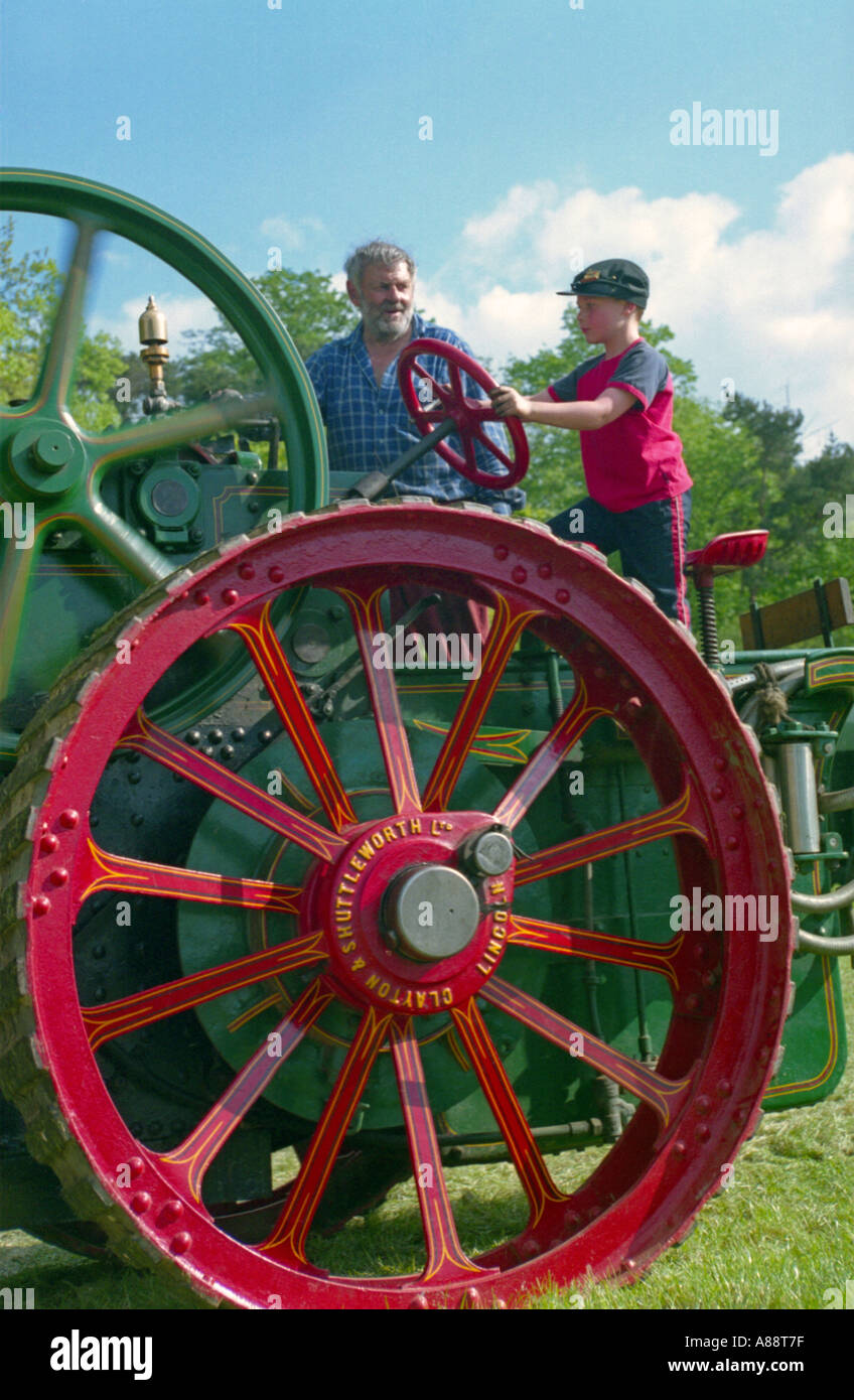 Child driving fire engine hi-res stock photography and images - Alamy